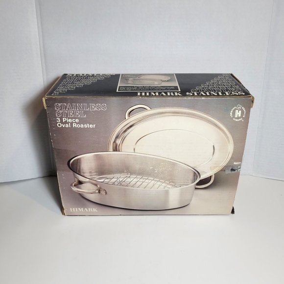 Himark | Kitchen | Himark Stainless Steel 3 Piece Oval Roaster Nob ...
